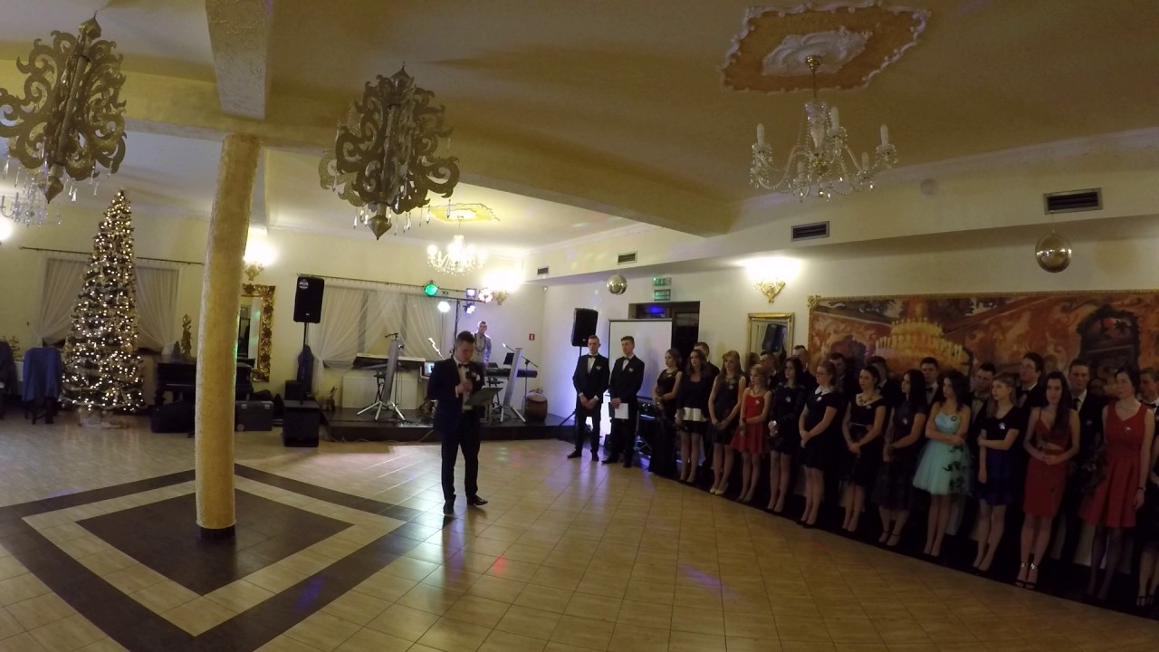 Studniówka 2017 - Norbert Wróbel w piosence Każdy swoje 10 minut ma ...