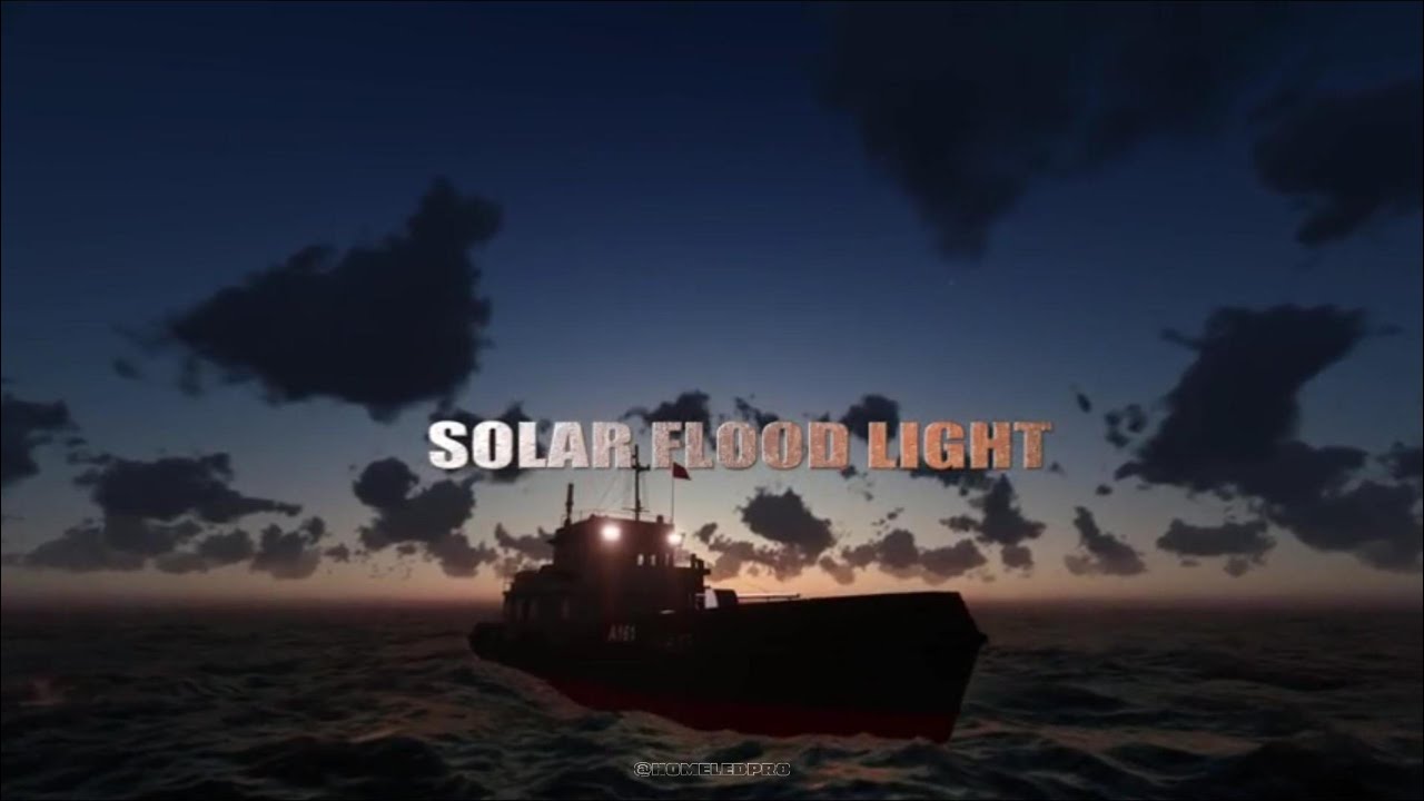 RF Remote Control Alien Warrior Solar Flood Light #SOLAR - YouTube