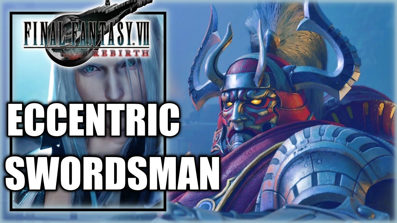 Final Fantasy 7 Rebirth - Eccentric Swordsman Boss Fight - YouTube