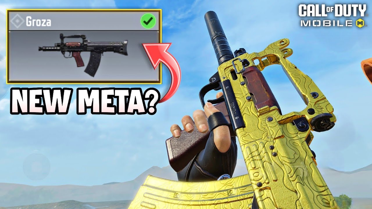 Let’s try the new Groza will it be the new Meta! - YouTube