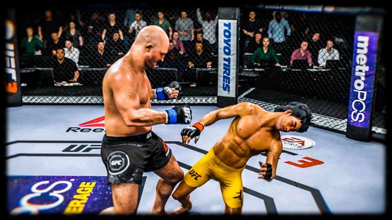 Bruce Lee vs. Ben Rothwell (EA Sports UFC 3) - CPU vs. CPU - YouTube