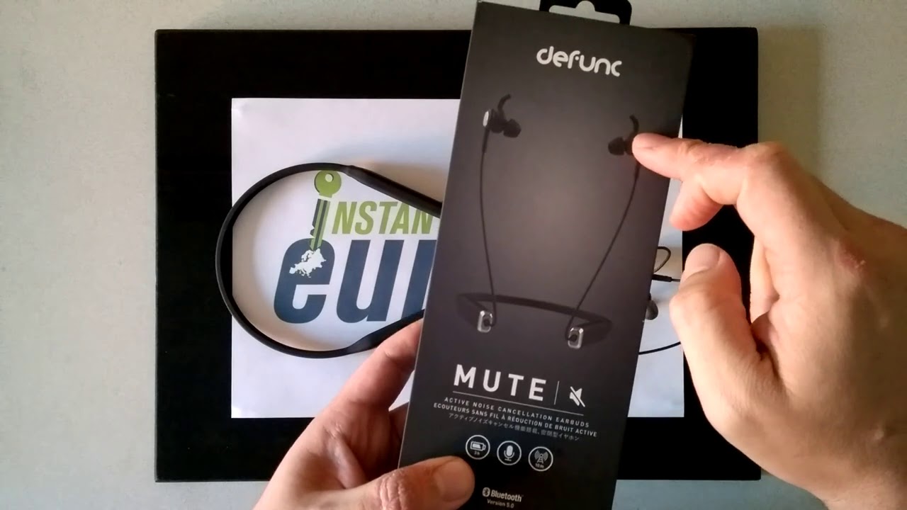 Defunc MUTE Earbuds with Active Noise Cancellation Review - YouTube