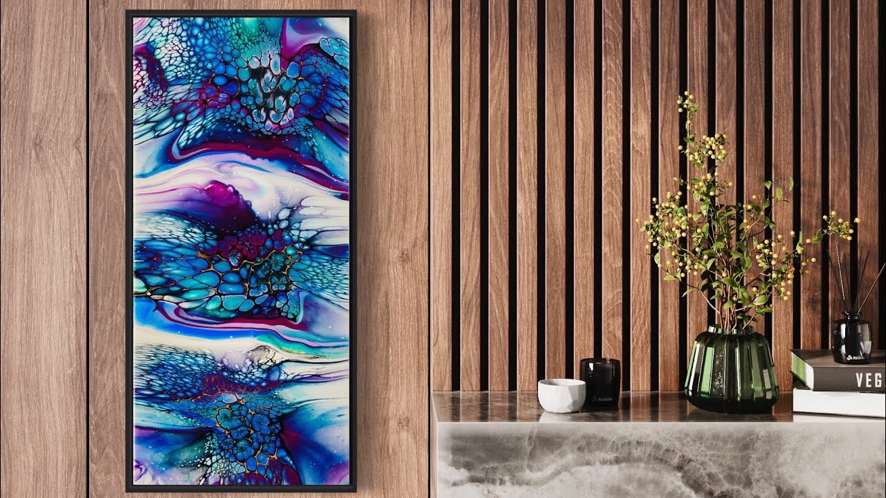 GORGEOUS! Shelee Art Deconstructed Bloom- Acrylic Pour/Fluid Art ...