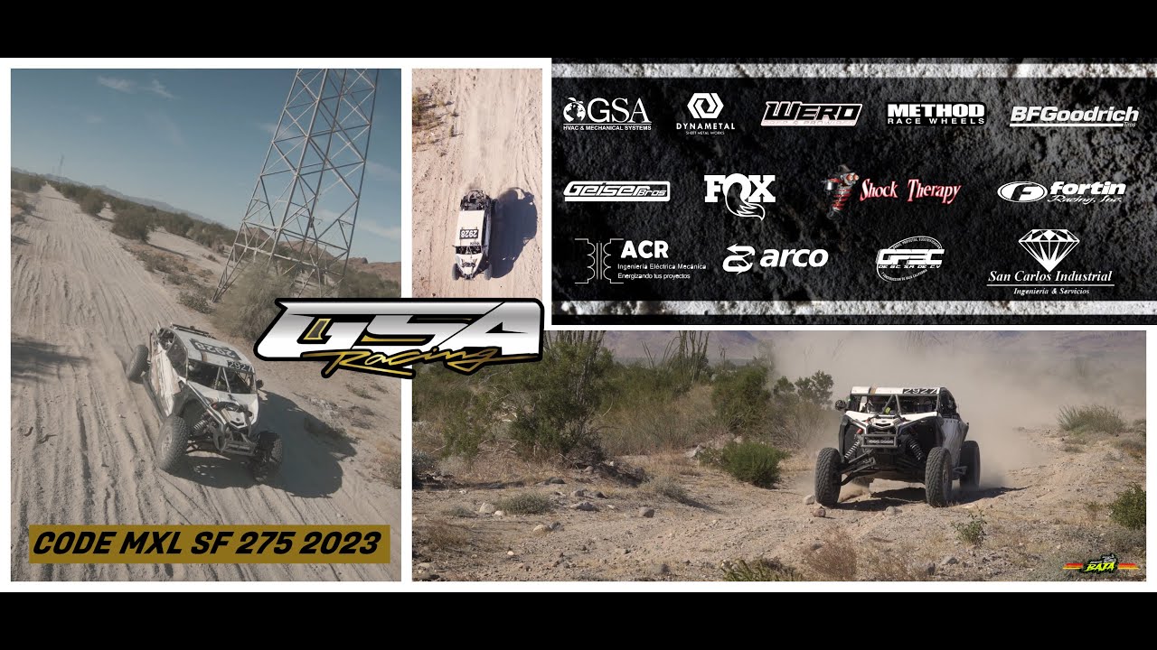 GSA Racing CODE MXL SF 275 2023 - YouTube
