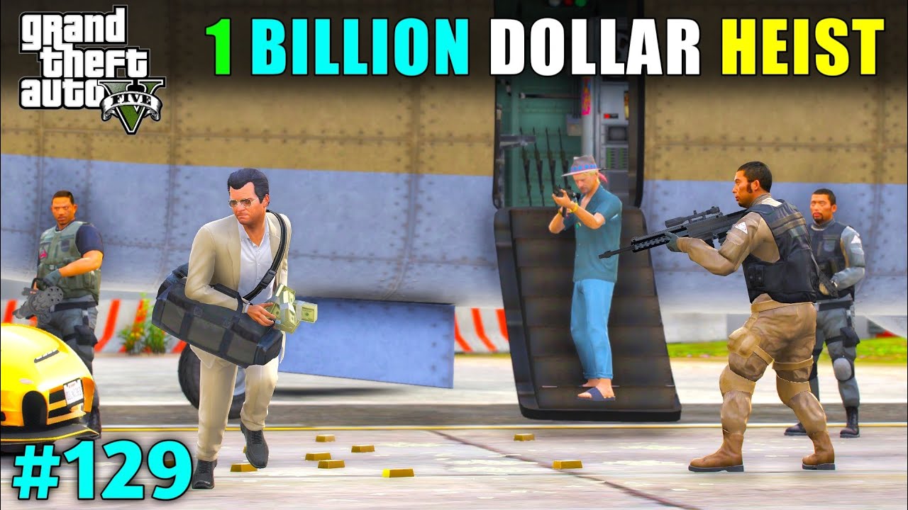 GTA 5 : BIGGEST BANK ROBBERY FOR LESTER | GTA V GAMEPLAY - YouTube
