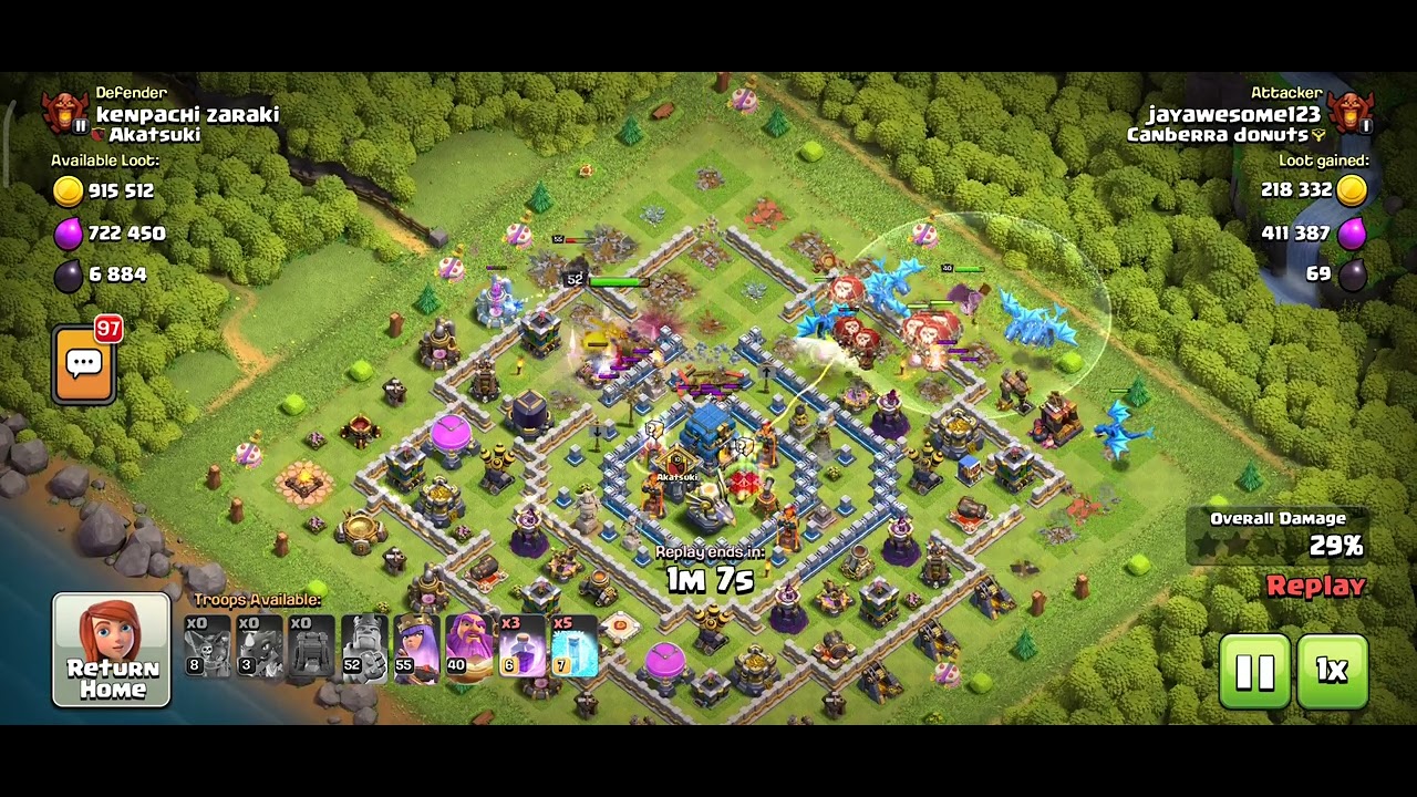 fight with kempachi zaraki,best strategy for attack in TH12 base camp ...