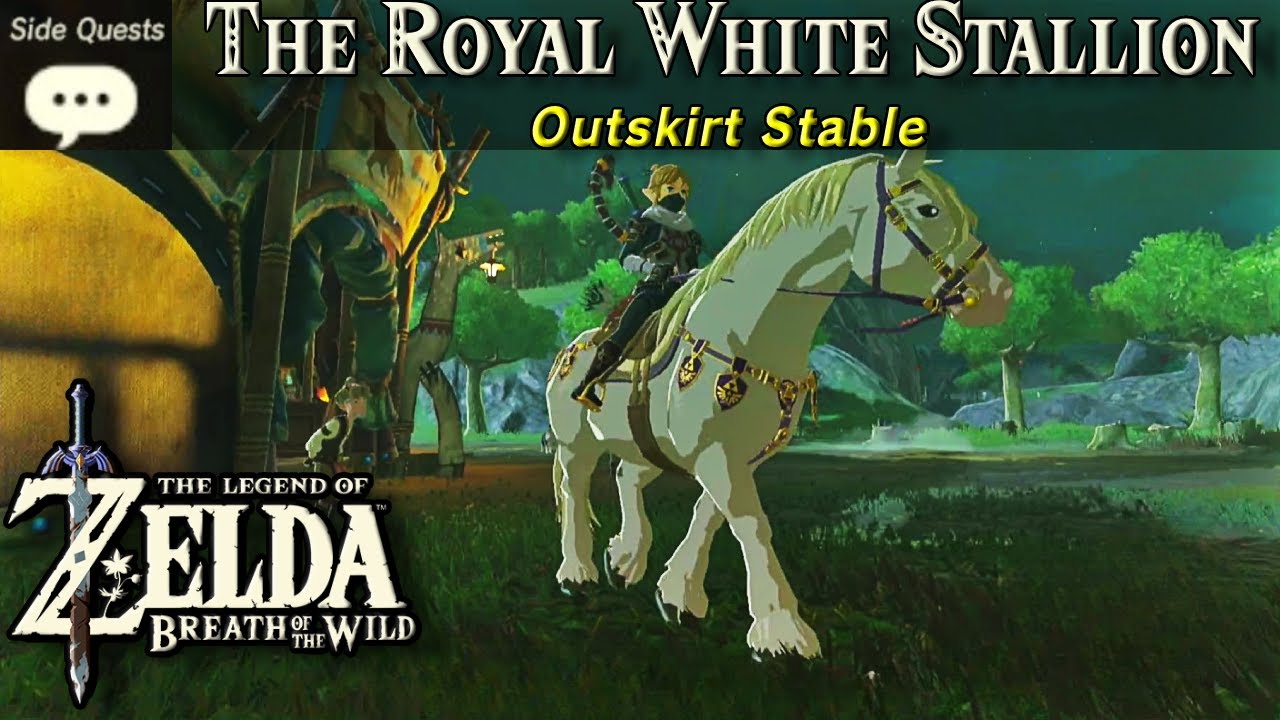 The Royal White Stallion | Zelda, BOTW Side Quest Tutorial - YouTube
