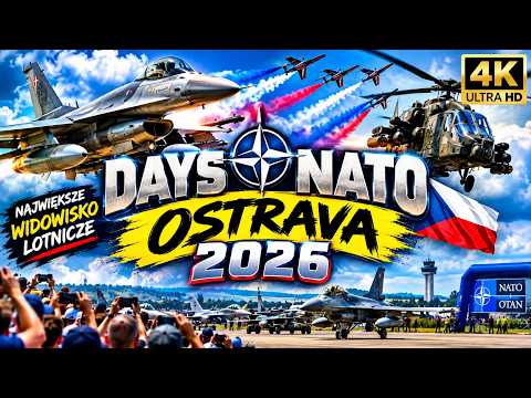 DNI NATO OSTRAVA 2026 🇨🇿✈️ SPEKTAKULARNE POKAZY LOTNICZE – WIELKIE SHOW!