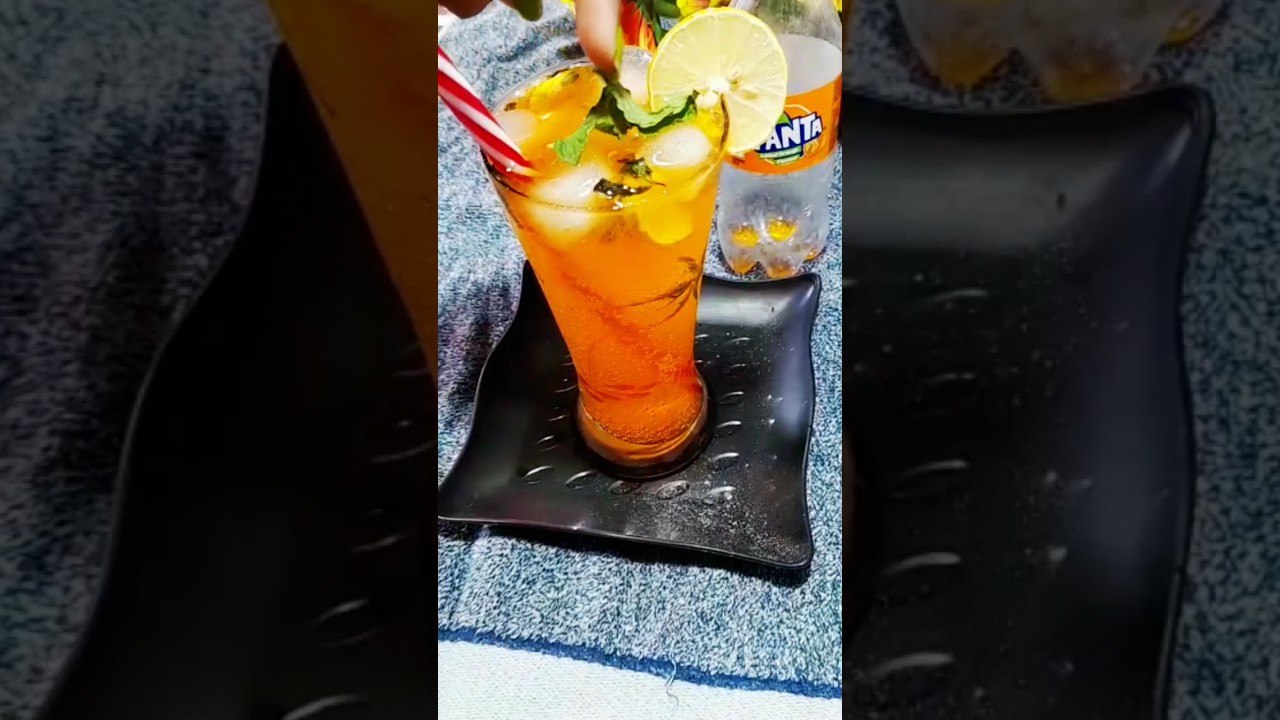 //Fanta mocktail 😍😋// #recipe #subscribe #food #trending #drink #cold # ...