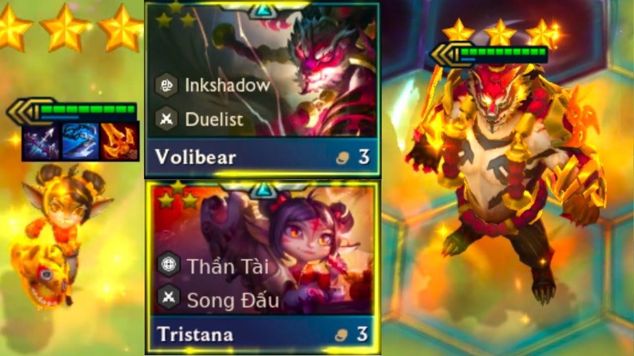 Tft Set 11 QuẨy CÙng Tristana 3 Sao⭐⭐⭐ VÀ Volibear 3 Sao ⭐⭐⭐ Youtube