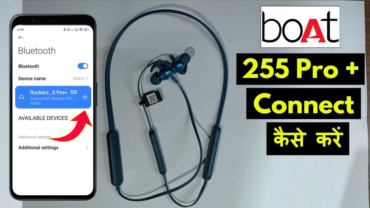 Boat rockerz 255 Pro Plus Kaise Connect Kare | How To Connect Boat ...