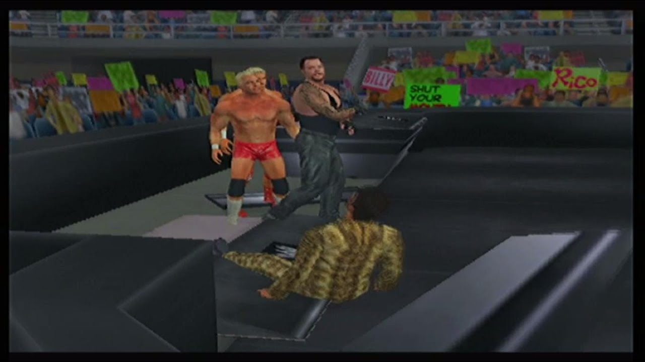 Undertaker vs Billy, Chuck, & Rico (3-on-1 Handicap) - WWE Smackdown ...