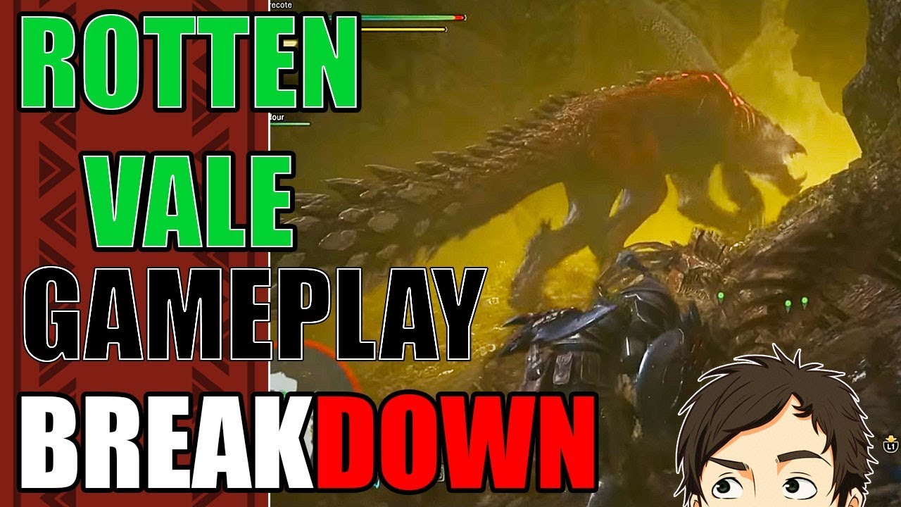 Monster Hunter World Rotten Vale Gameplay BreakDown - YouTube
