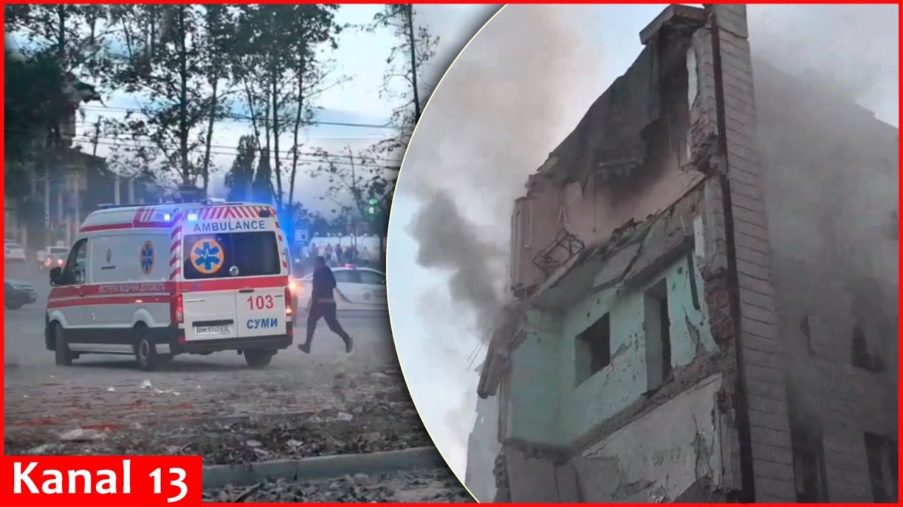 Russia launches rocket attack on Ukraine’s Sumy city, one killed - YouTube