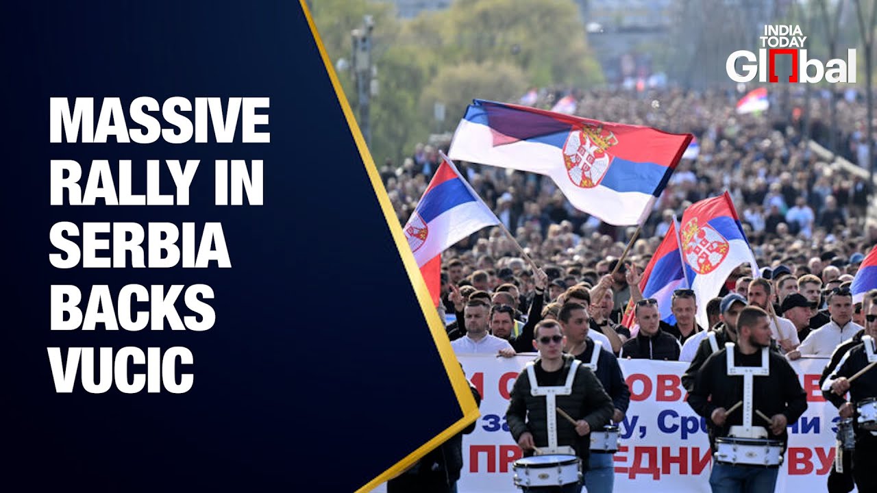 LIVE: Serbia’s Ruling SNS Party Holds Mass Rally Backing President ...