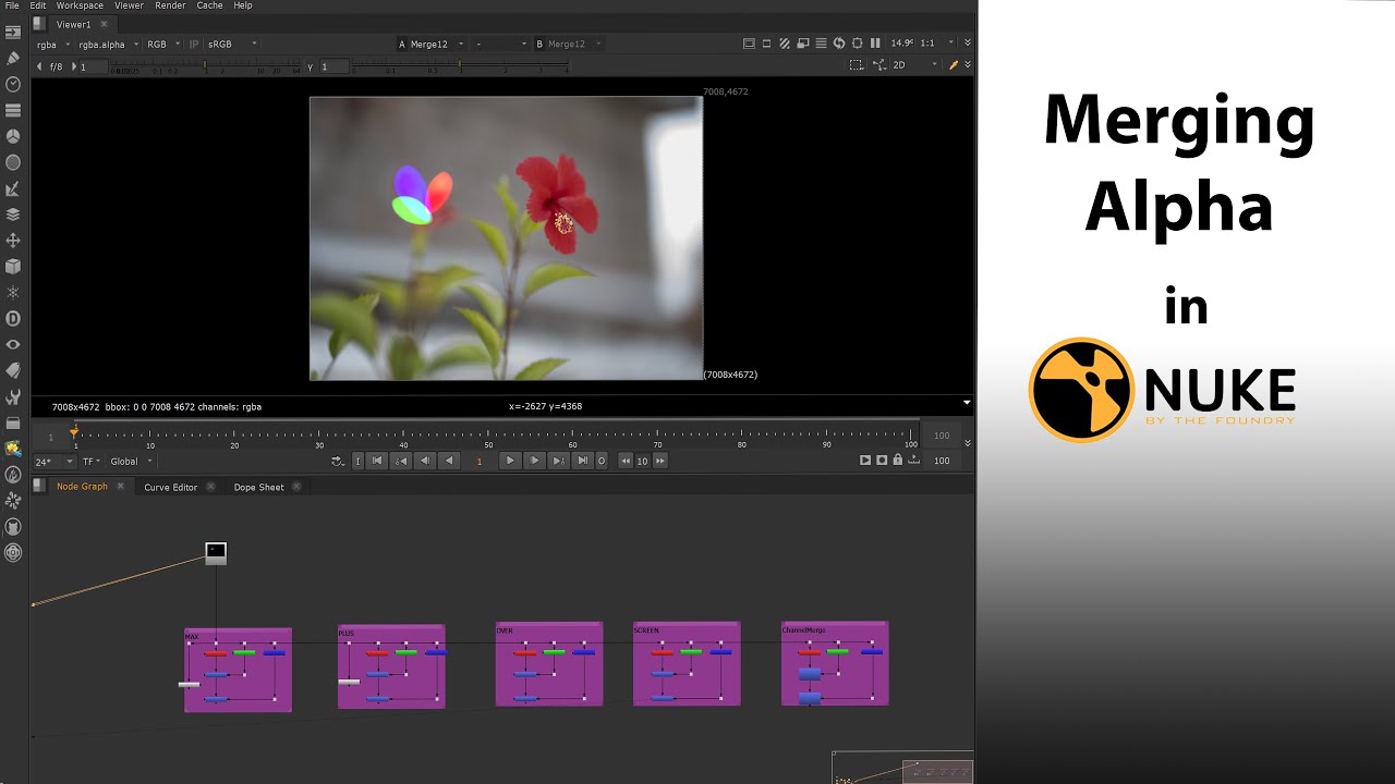 what's the correct way of merging Alpha together in Nuke's. - YouTube