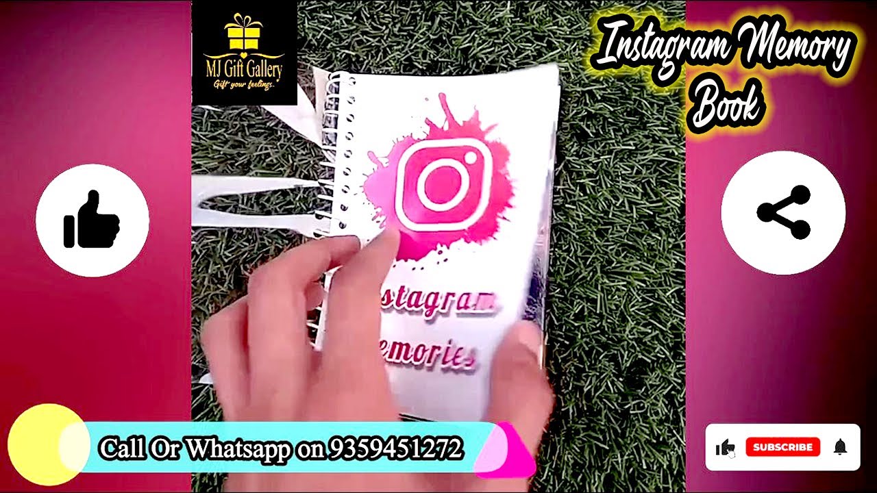 Instagram Memory Book | Insta Memory Book | Insta Book | Instagram Book ...