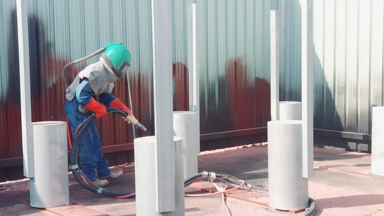 Blasting & Coating Work Aramco Saudi Arabia | ব্লাষ্টিং পেইন্টিং এর কাজ ...