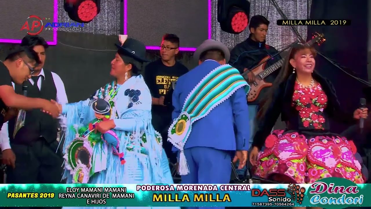 Dina Condori - en vivo (mix 2019) Milla Milla - Adrian Producciones ...