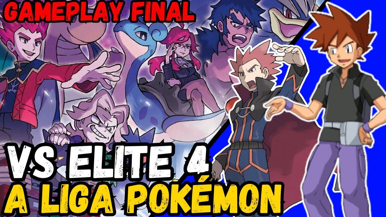Como se tornar o Campeão de Kanto? Vs Elite 4|Jogando Pokemon Fire Red ...