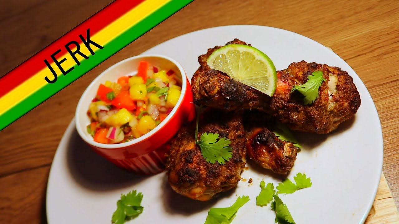 6# Jamajské JERK kuře + mangová salsa - YouTube
