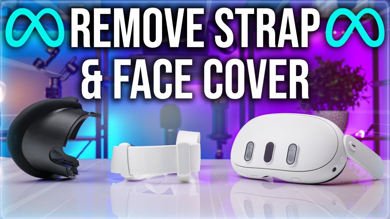 How To Remove Meta Quest 3 Head Strap & Face Cover! [EASY] - YouTube