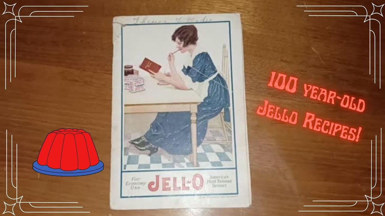 1920 Jello Recipe Book: The Coolest Recipes From The Jazz Age 🍓 # ...