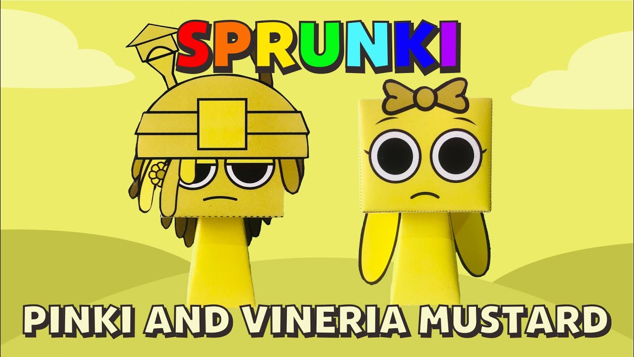 I MADE SPRUNKI MUSTARD | How to make Pinki and Vineria Spunki Mustard ...