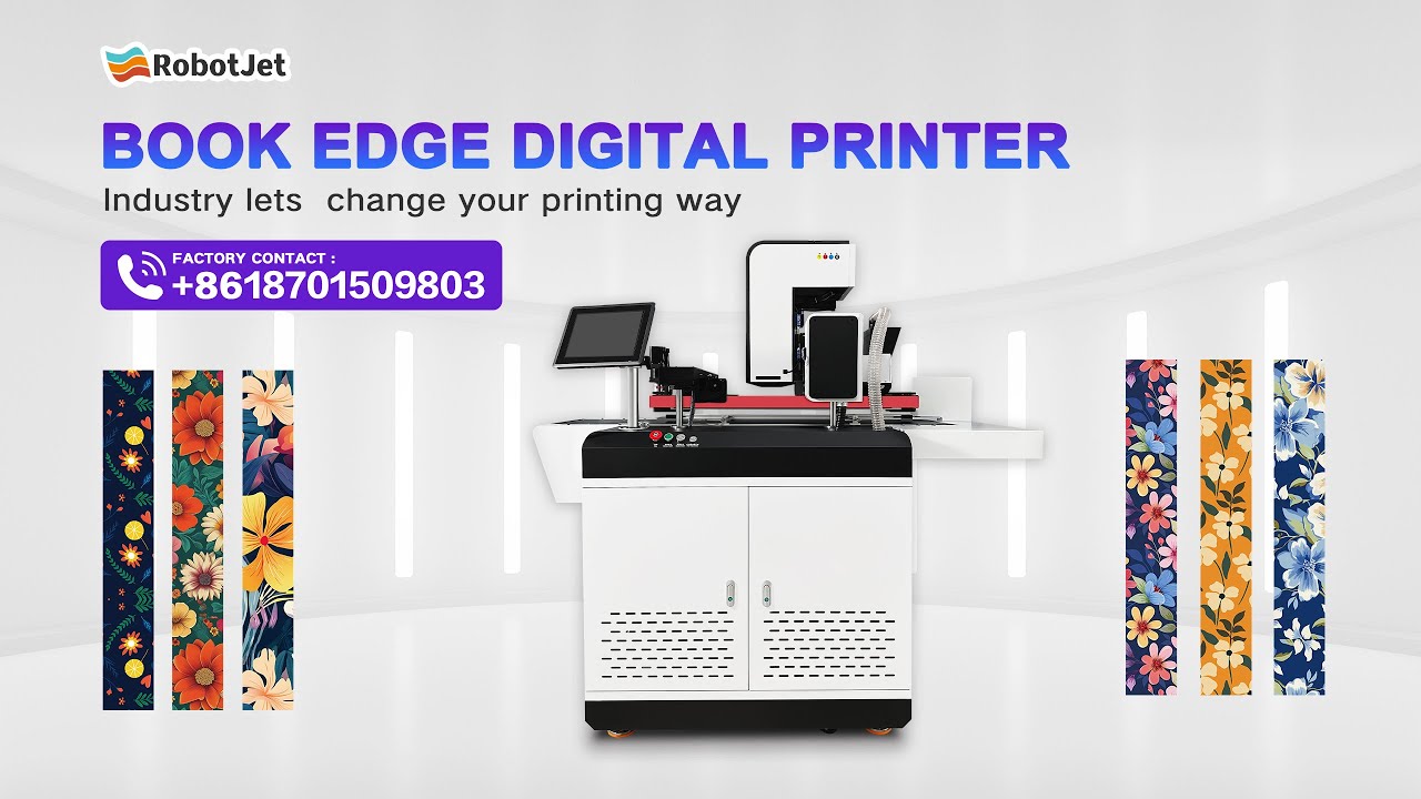 Digital Book Edge printing machine #bookedgeprinting - YouTube