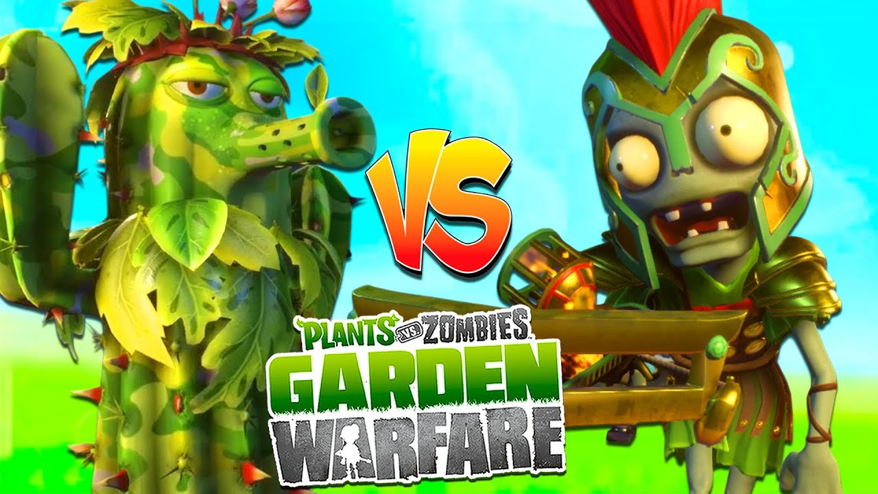 ¡CENTURION VS CACTUS CAMUFLADO! - Plants vs Zombies Garden Warfare 1 ...