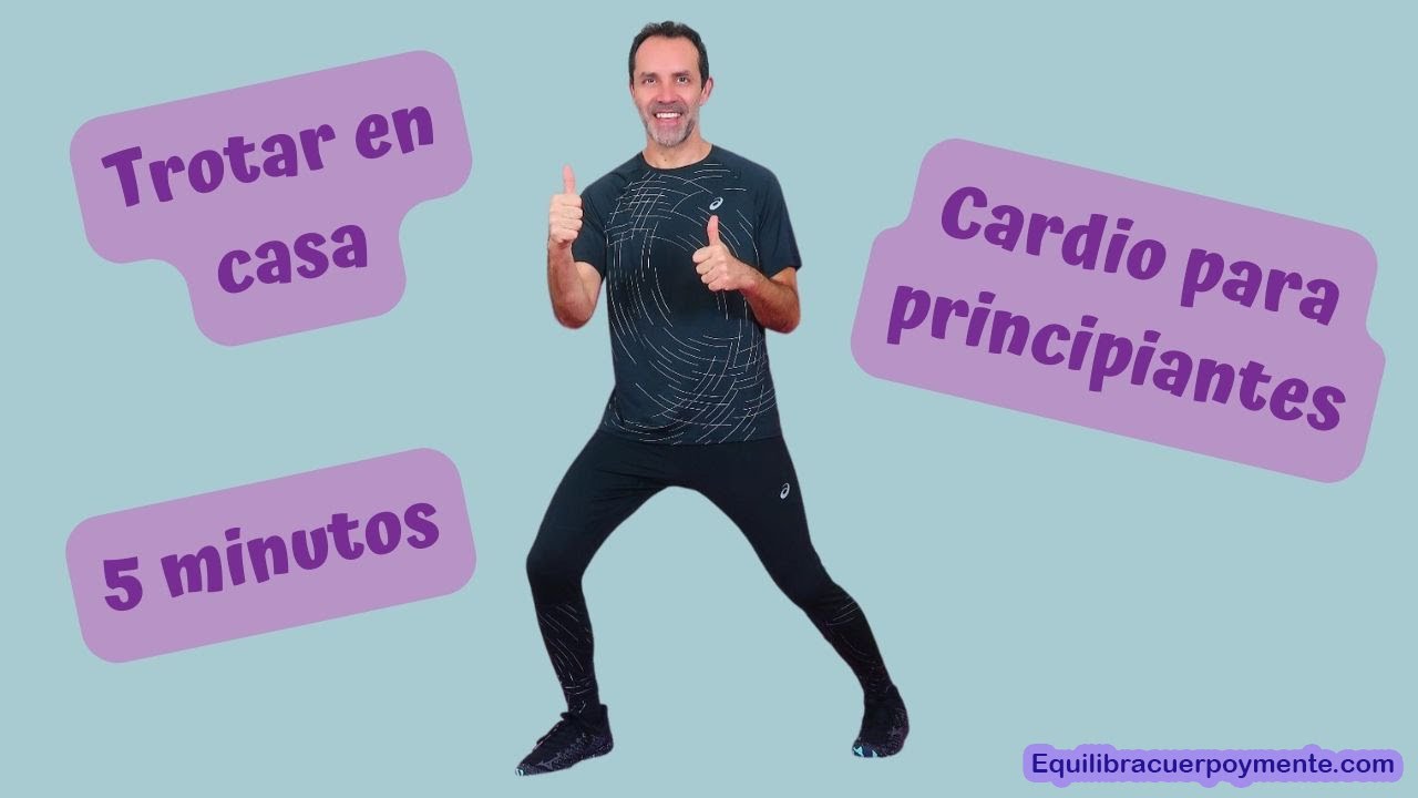 Ejercicios de Trotar en Casa para Principiantes de 5 minutos. - YouTube