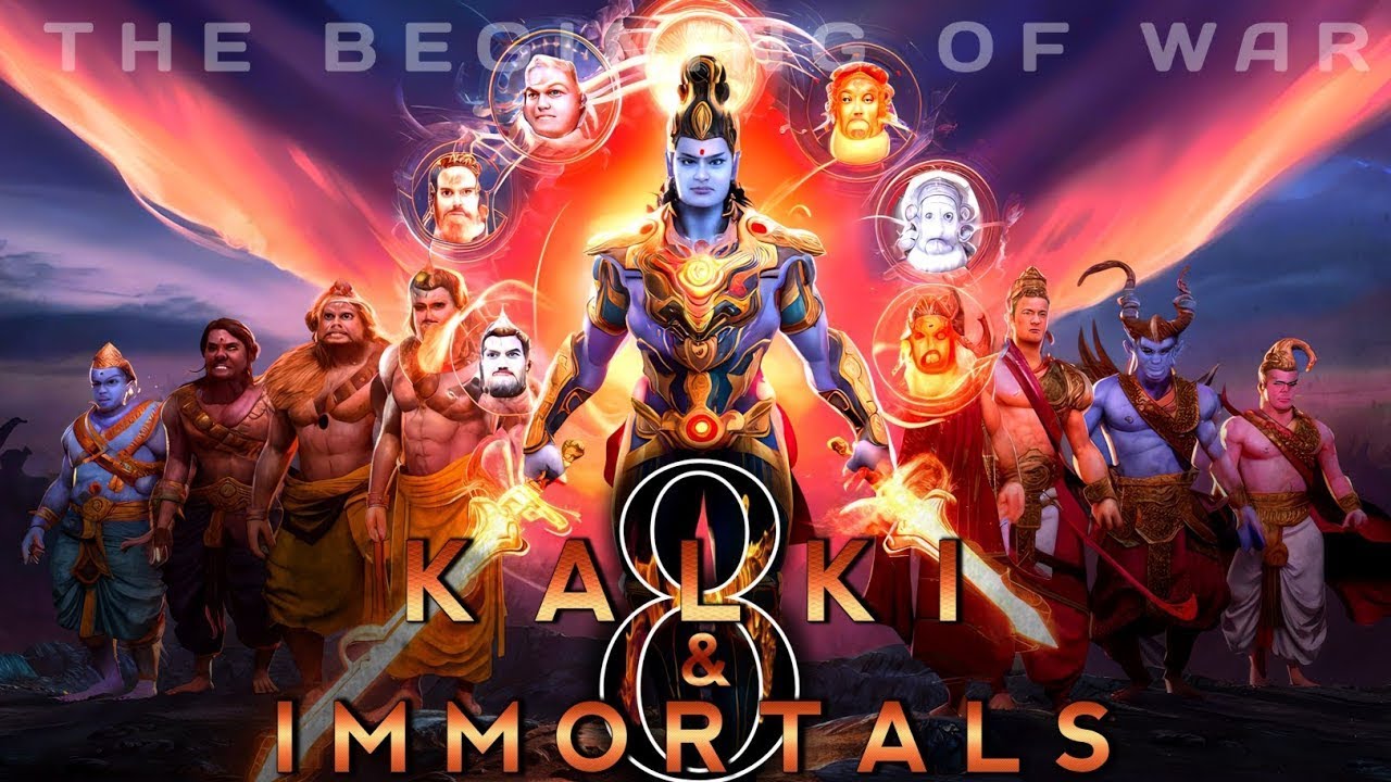 The Story of Avatar Kalki & 8 Immortal Ready For War Against Evil Kali ...