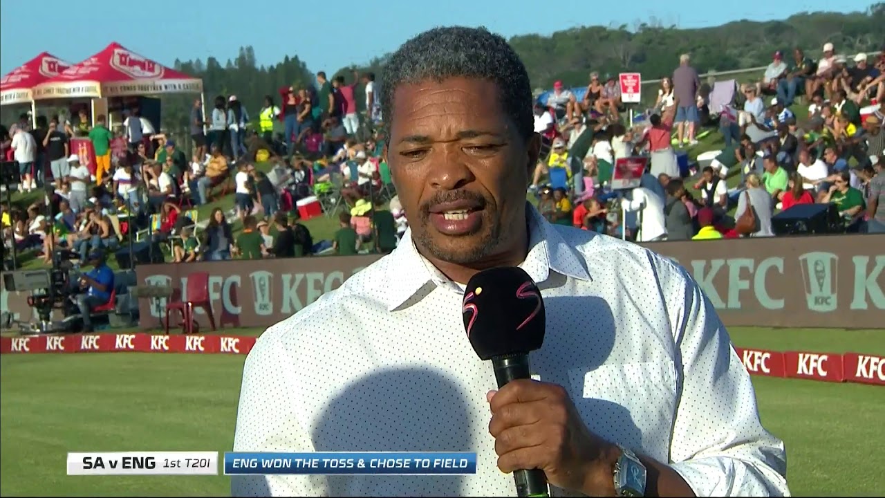 SA v England T20 Series | 1st T20 | Pommie Mbangwa chats to Mike ...