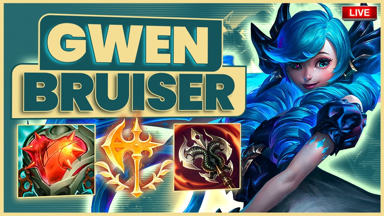 GWEN TOP LUTADORA HÍBRIDA | O TIPO DE CAMPEÃ/BUILD QUE TE FAZ TER O ...