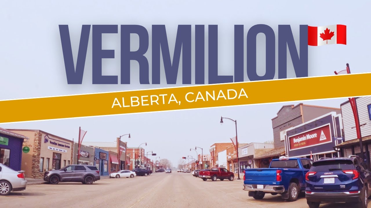Tour around Town of VERMILION, Alberta | Canada [4K] - YouTube