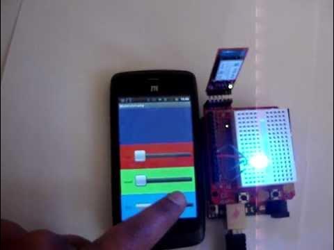 Multicolorlamp using amarino, android and arduino- buildcircuit.com - YouTube