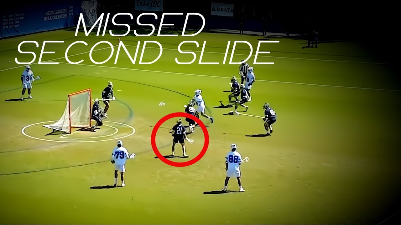 Lacrosse Defense Second Slide: Don't forget it! - YouTube