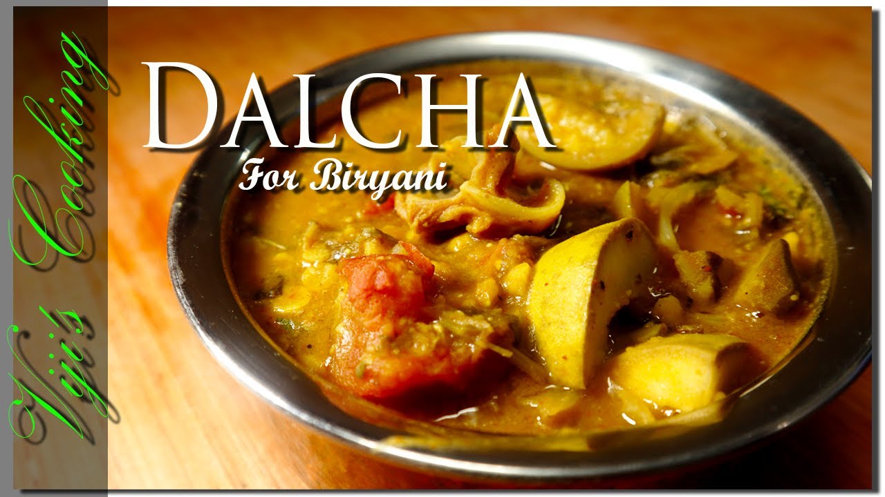 how to cook Dalcha | sidedish for biryani using brinjal | दालचा कैसे ...