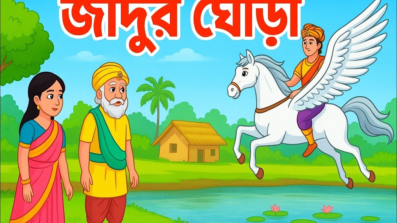 যাদুর ঘোড়া | বাংলা রূপকথার গল্প | Bangla Cartoon Rupkothar Golpo ...