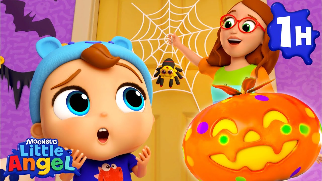 Halloween at School 🎃 | Little Angel | Best Animal Videos for Kids ...