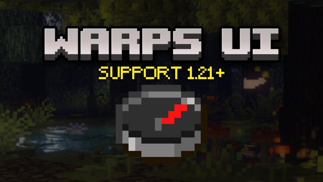 Warps UI addon 1.21+ | Minecraft Bedrock | Khoiidol - YouTube