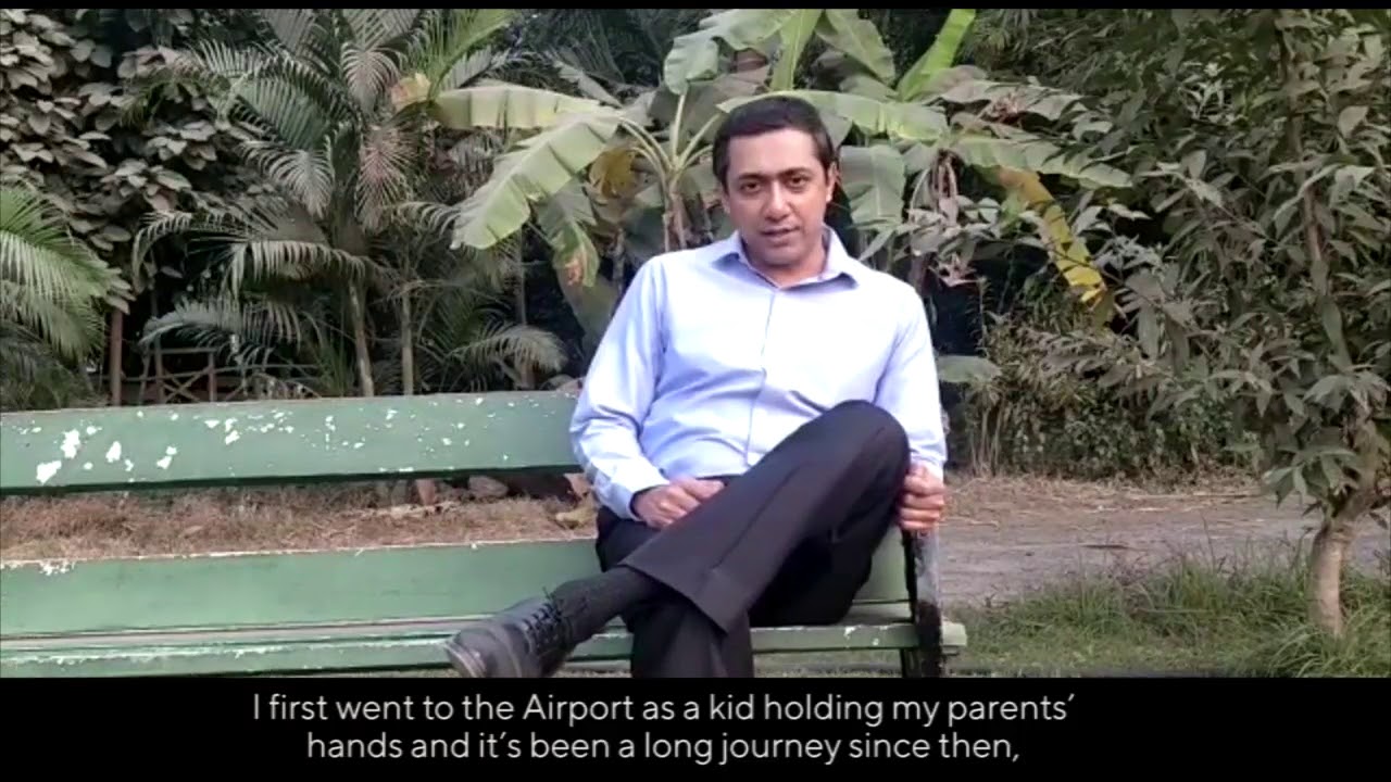 Subhrajit Dutta admires Kolkata Airport - YouTube