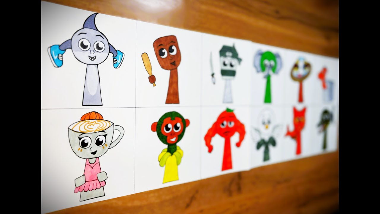 Drawing Incredibox Sprunki OC : Italian Brainrot Animals [All ...
