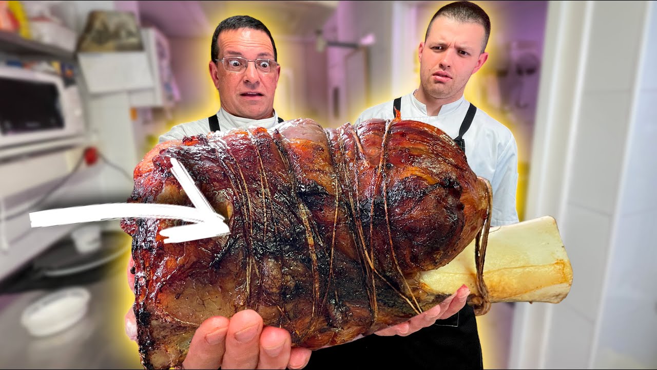 🔥Cocina A Lo BESTIA | Zancarrón ENTERO al HORNO | Etxezarreta - YouTube