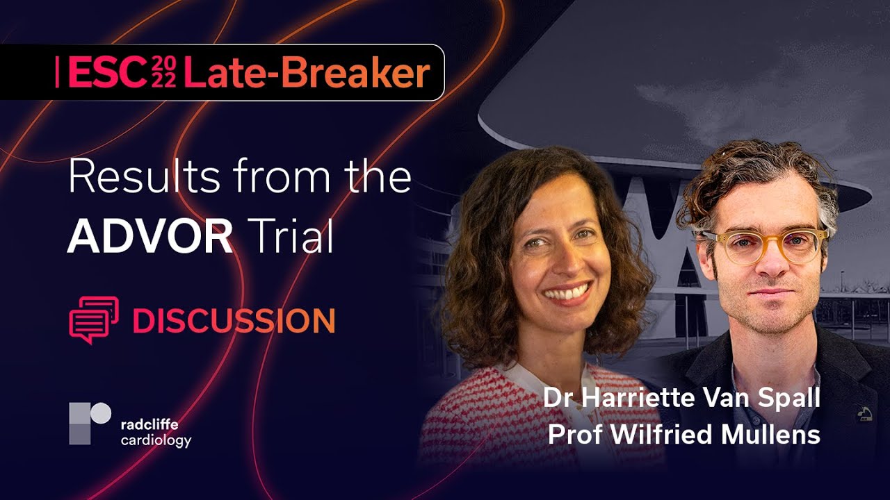 ESC 22 Late-breaker Discussion: The ADVOR Trial - YouTube