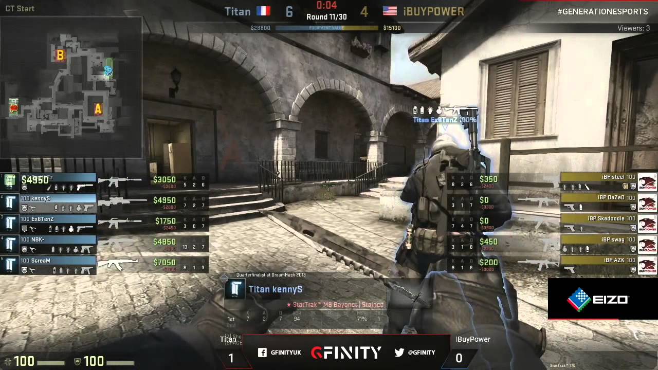 G3: Titan vs iBUYPOWER [Map 2] - Quarter Final #1 (CS:GO) - YouTube