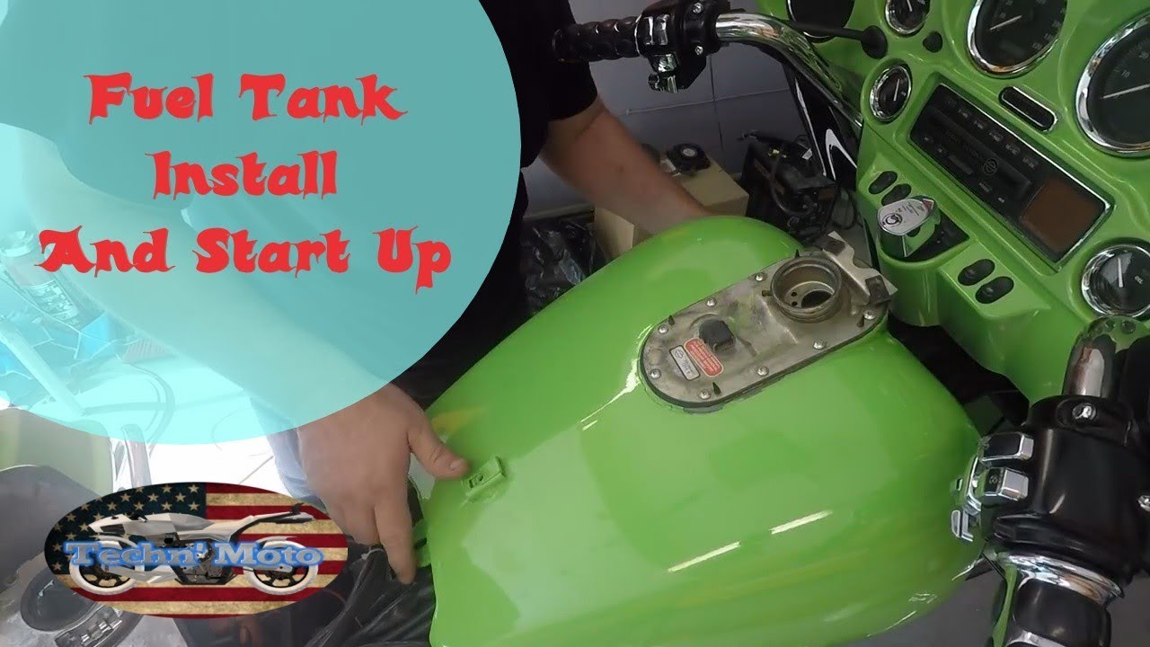 Harley Fuel Tank Install | Painting a Harley #30 - YouTube