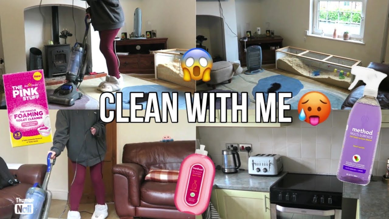 CLEAN WITH ME | SPEED CLEAN | CLEANING MOTIVATION | LAUNDRY, FRIDGE ...