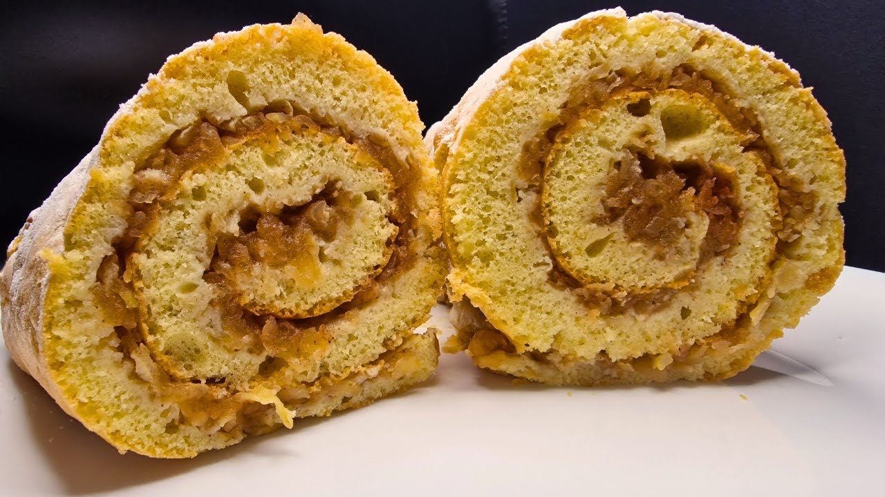 How to make a cinnamon apple roll!Easy Apple Roll Recipe! - YouTube