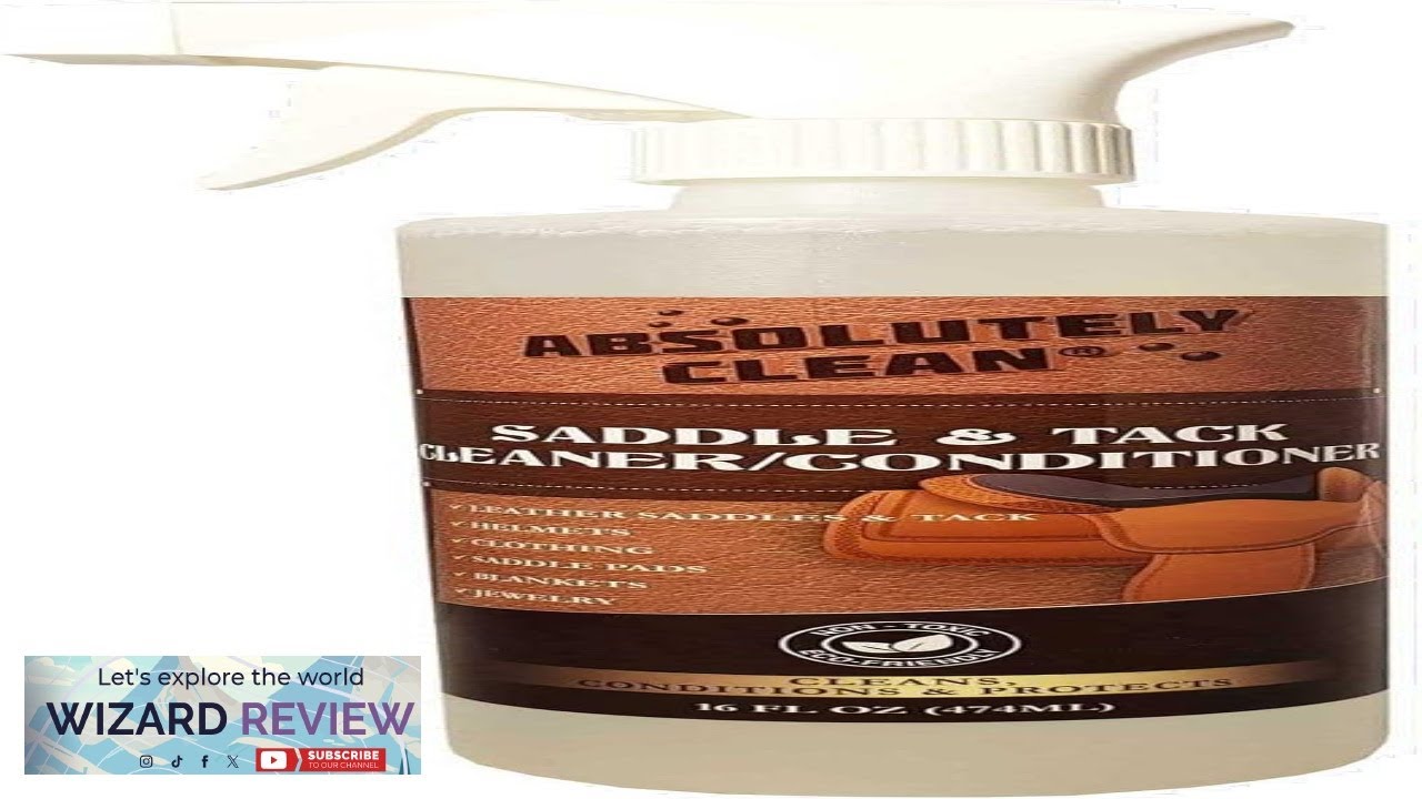 Amazing Saddle Soap Spray for Leather Cleaning & Tack Cleaner and ...